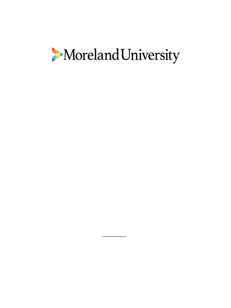 Moreland University Course Catalog 2024-2025 | PDF | Educational ...