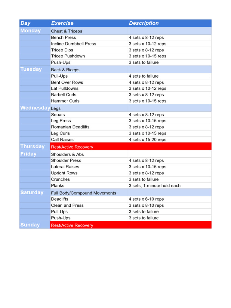 Day - Exercise - ... - Google Sheets | PDF