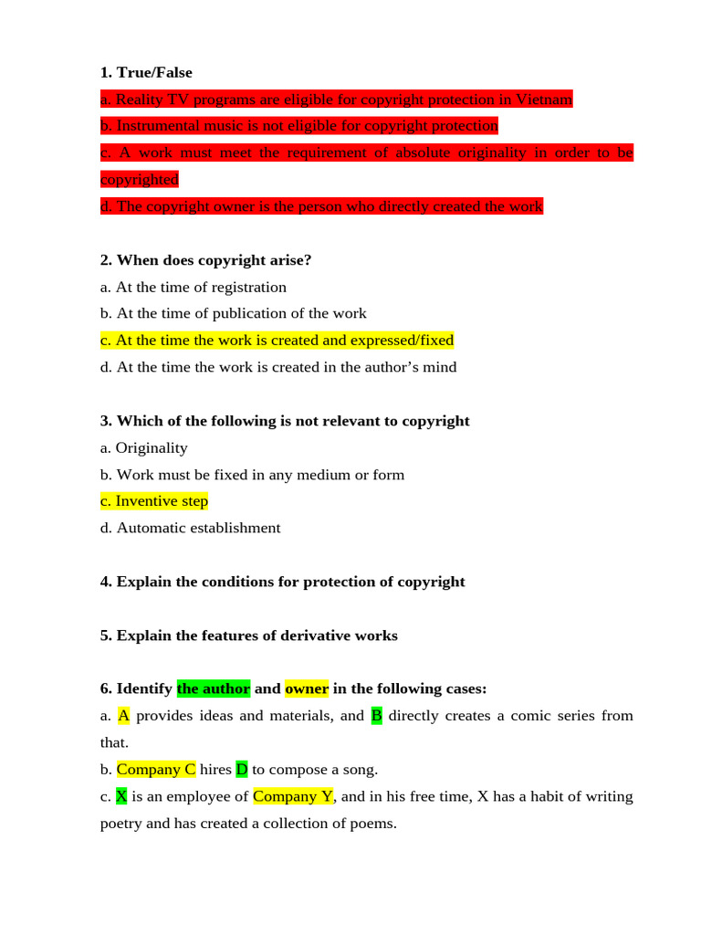 W3 - Questions (1) | PDF