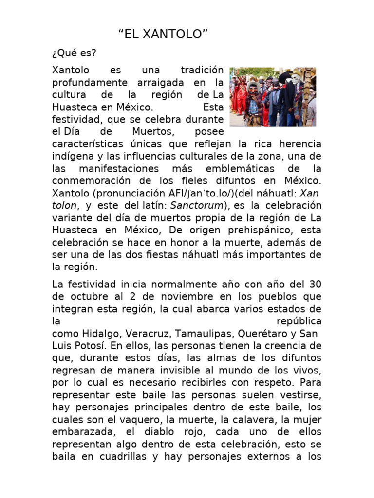 El Xantolo | PDF