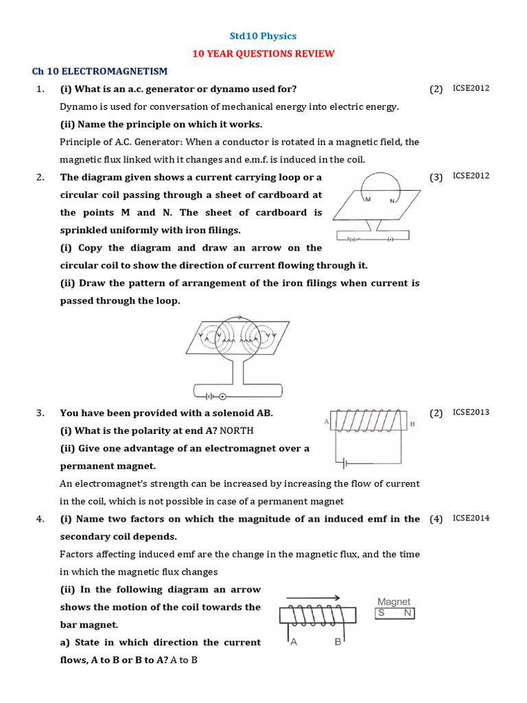 Physics Practice Paper | PDF | Heat | Electrical Resistance And Conductance