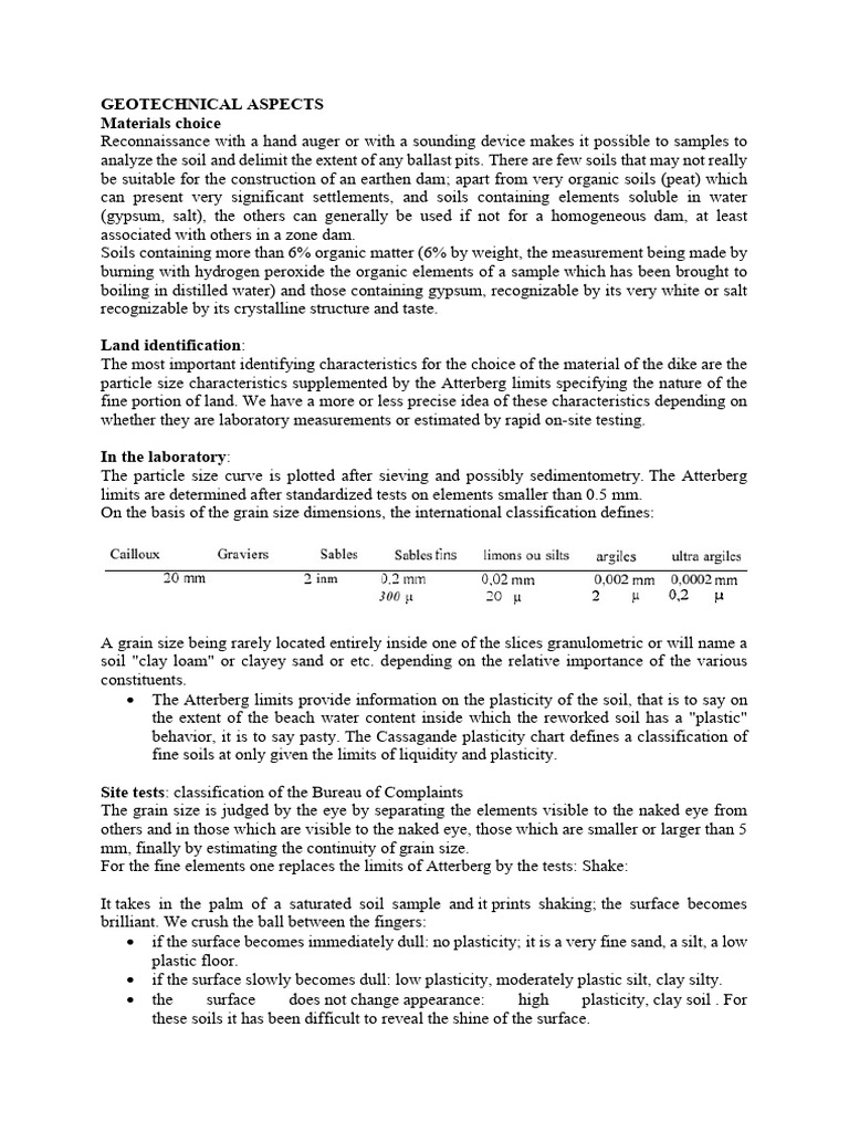 Geotechnical Aspect | PDF | Earth Sciences | Applied And Interdisciplinary Physics