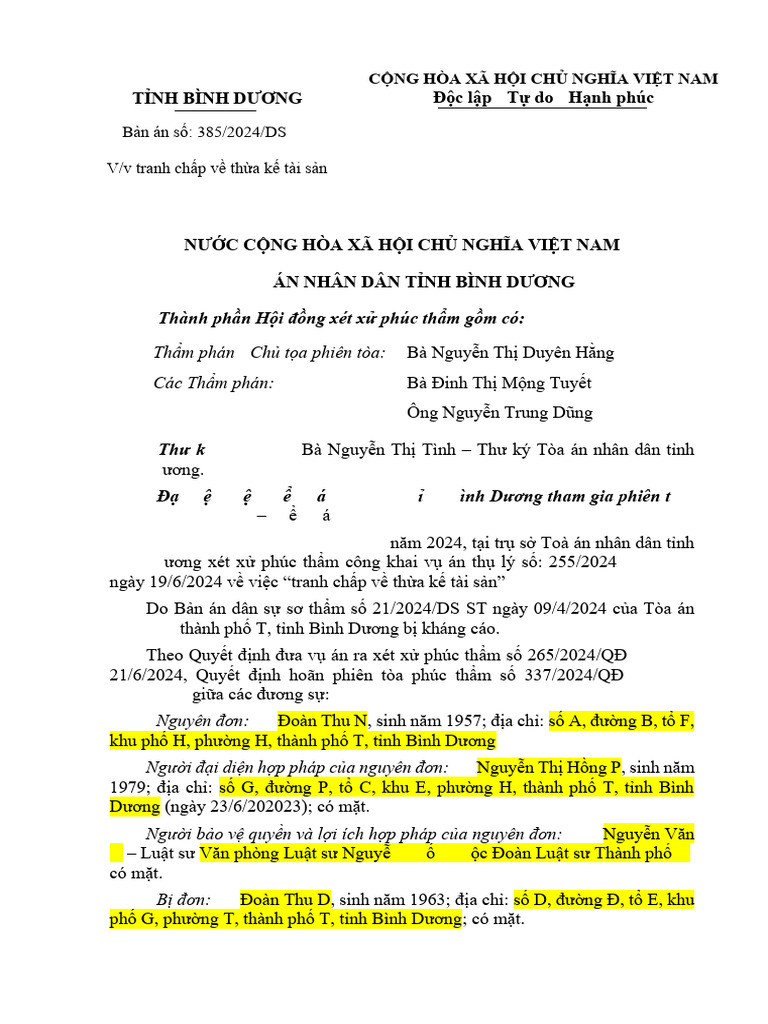 Doan Thu N Doan Thu D | PDF