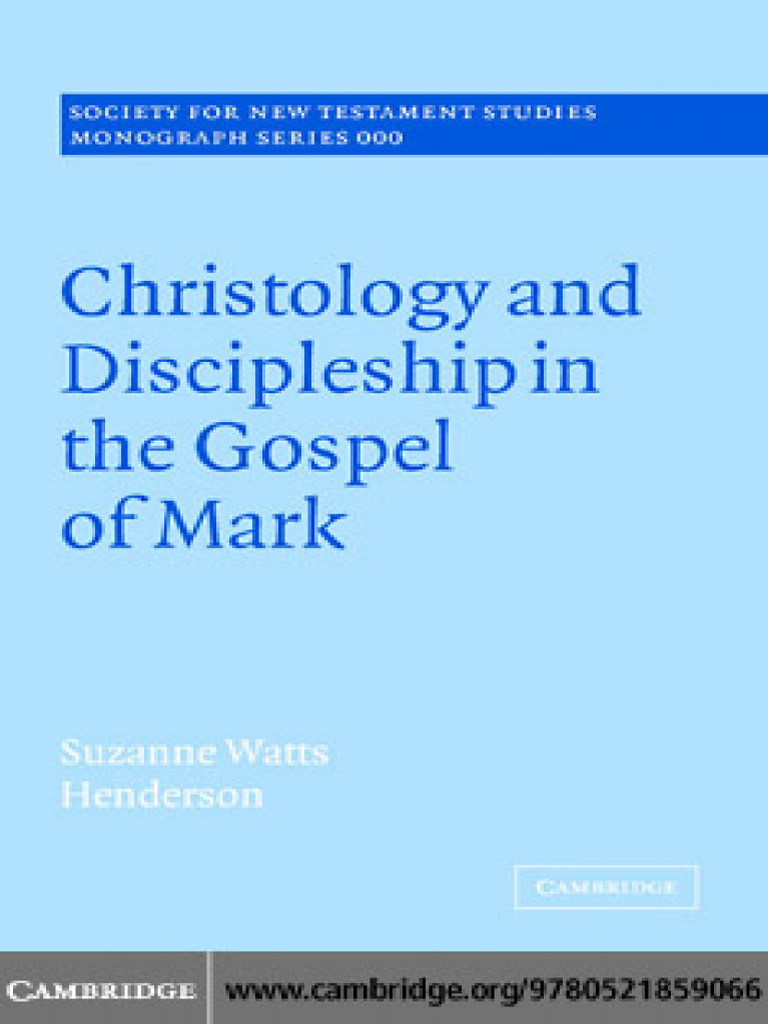 Suzanne Watts Henderson - Christology and Discipleship in the Gospel of ...