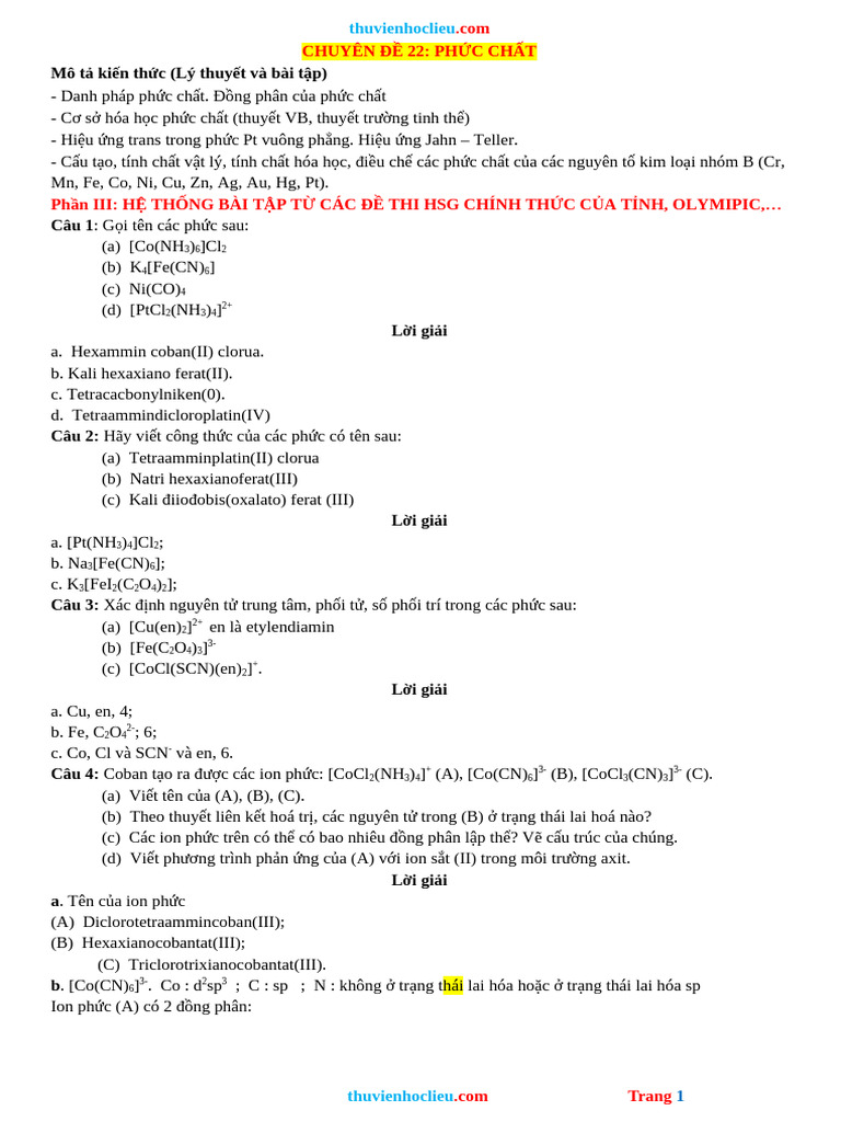 22 Chuyen de Phuc Chat | PDF