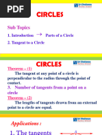 Class 10 Maths: Circles Basics | PDF
