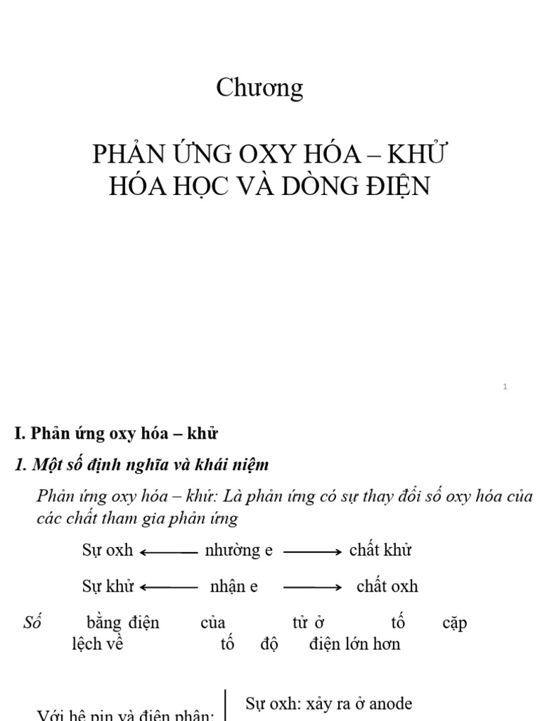 Chuong 7 TP Phan Ung Oxy Hoa Khu DC | PDF