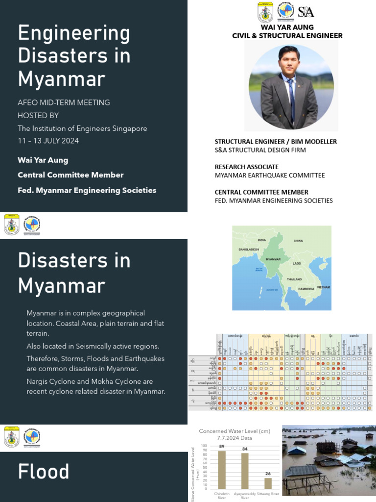 Engineering Disasters in Myanmar - Wya - 240709 | PDF | Earthquakes ...