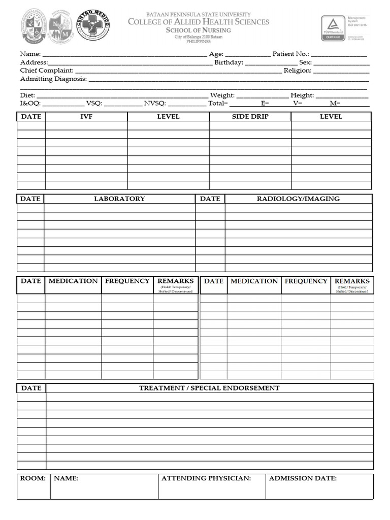 CMSR Kardex Template | PDF