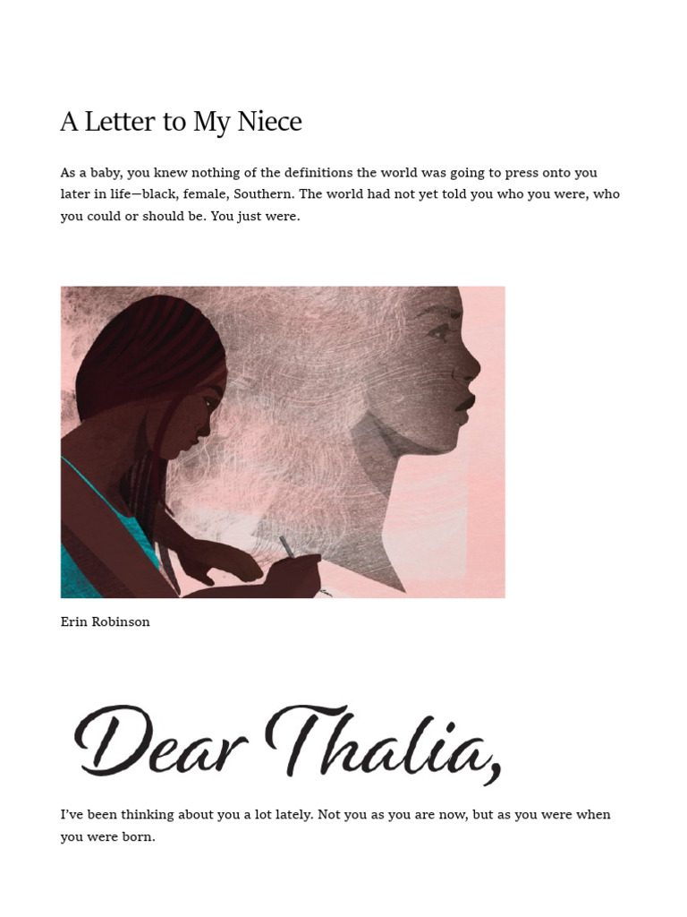 Felton - 2019 - A Letter To My Niece | PDF