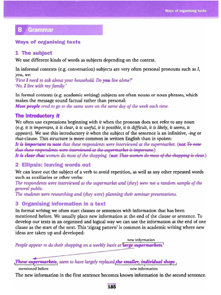 Ways of organizing text | PDF