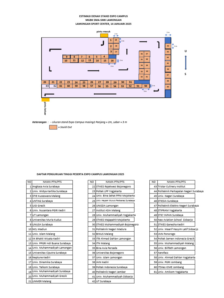 Denah Excamp LMG 2025 Fix Per 12 Jan 2025 (12.00 WIB) | PDF | Sunni Islam