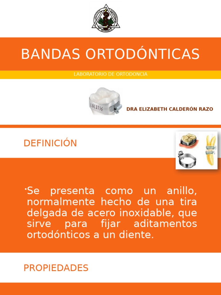 Bandas y Tubos 20 | PDF | Ortodoncia | Materiales