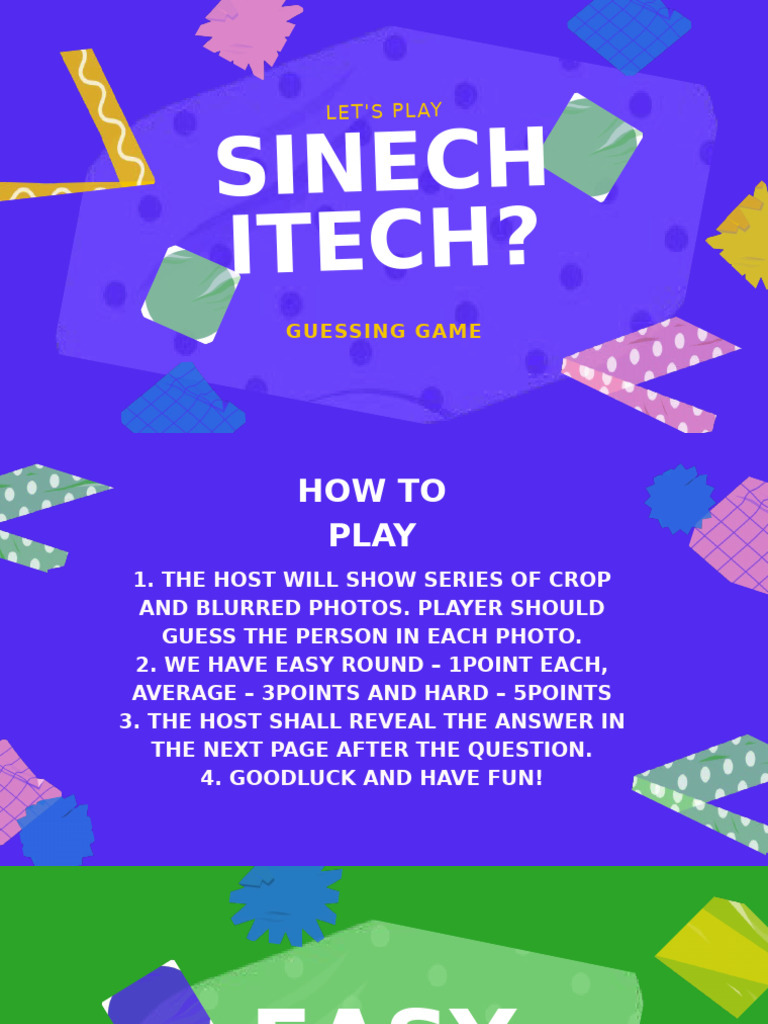 Guessing Game Fun | PDF