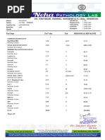 Lal Pathlabs Report | PDF | Medical Specialties | Blood