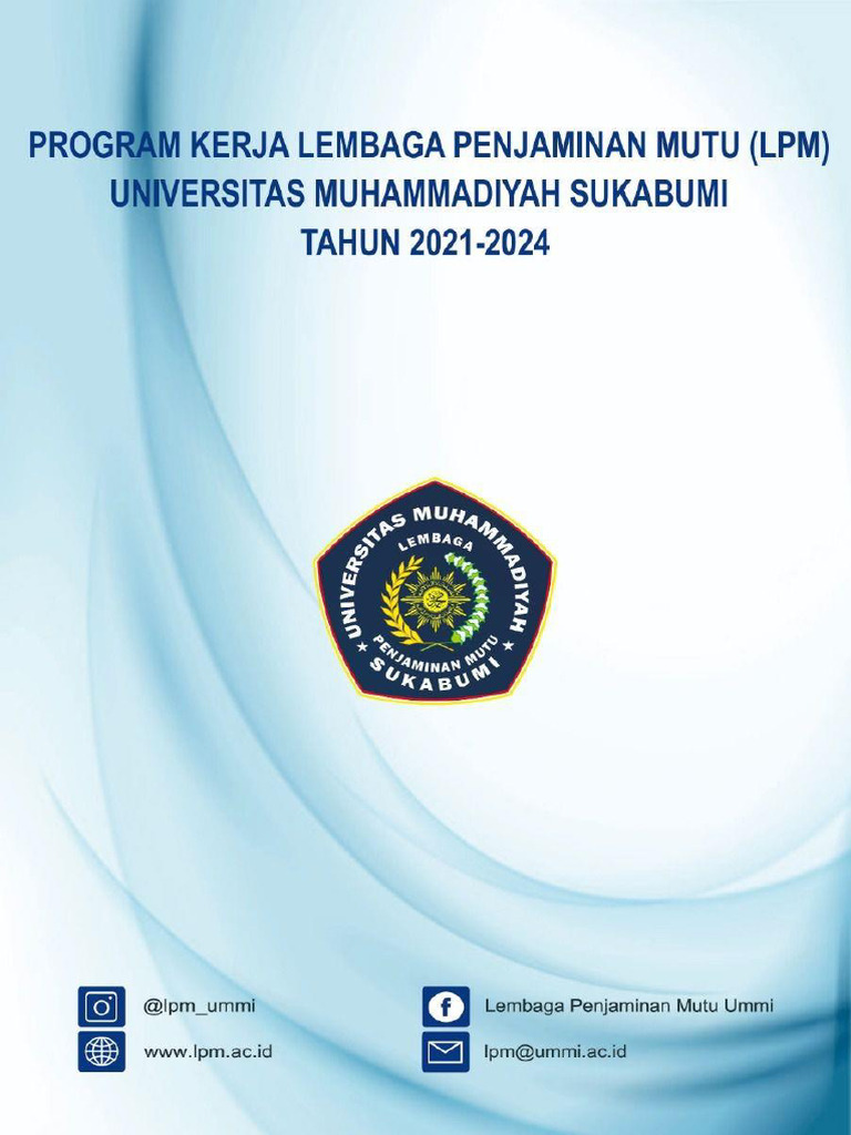 Program Kerja LPM 2021-2024 | PDF