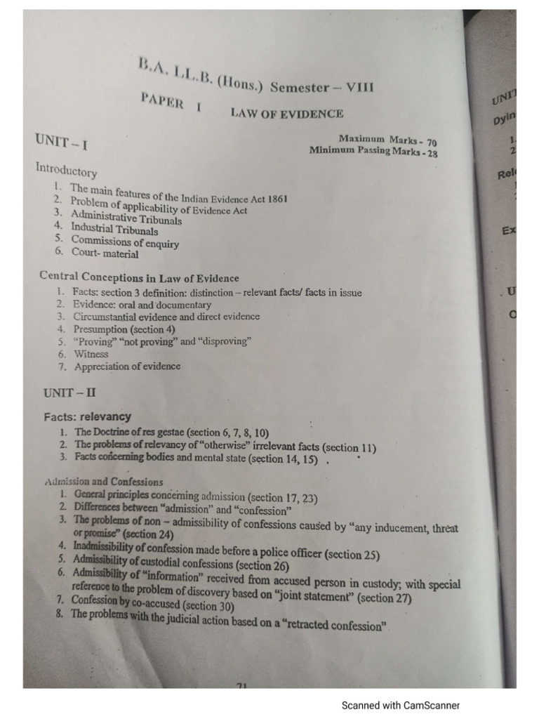 8th Sem Syllabus | PDF