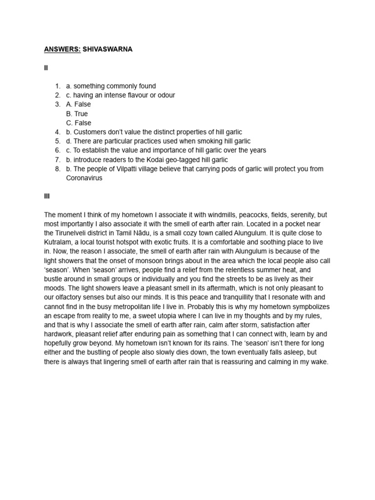 Diagnostic Test - CRITICAL READING AND WRITING | PDF