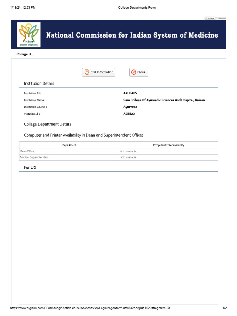 Institution Registration Form | PDF | Medicine | Ancient Science