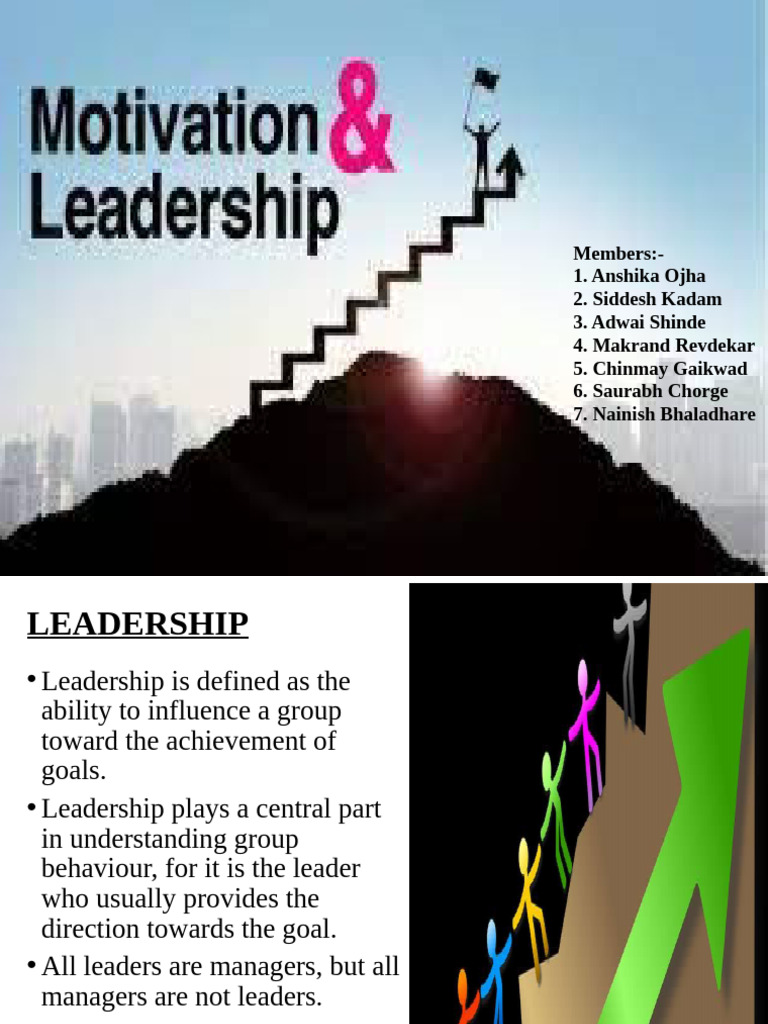 Leadership & Motivation Insights | PDF | Motivation | Motivational