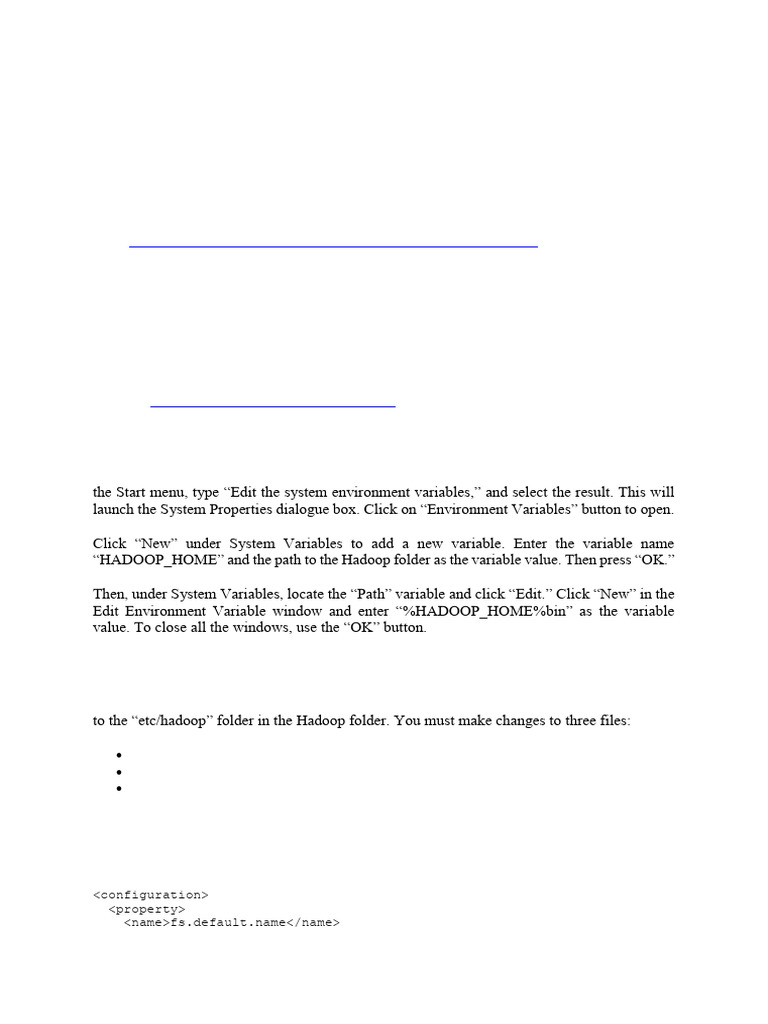 Steps of Hadoop Installation | PDF | Apache Hadoop | Computer File