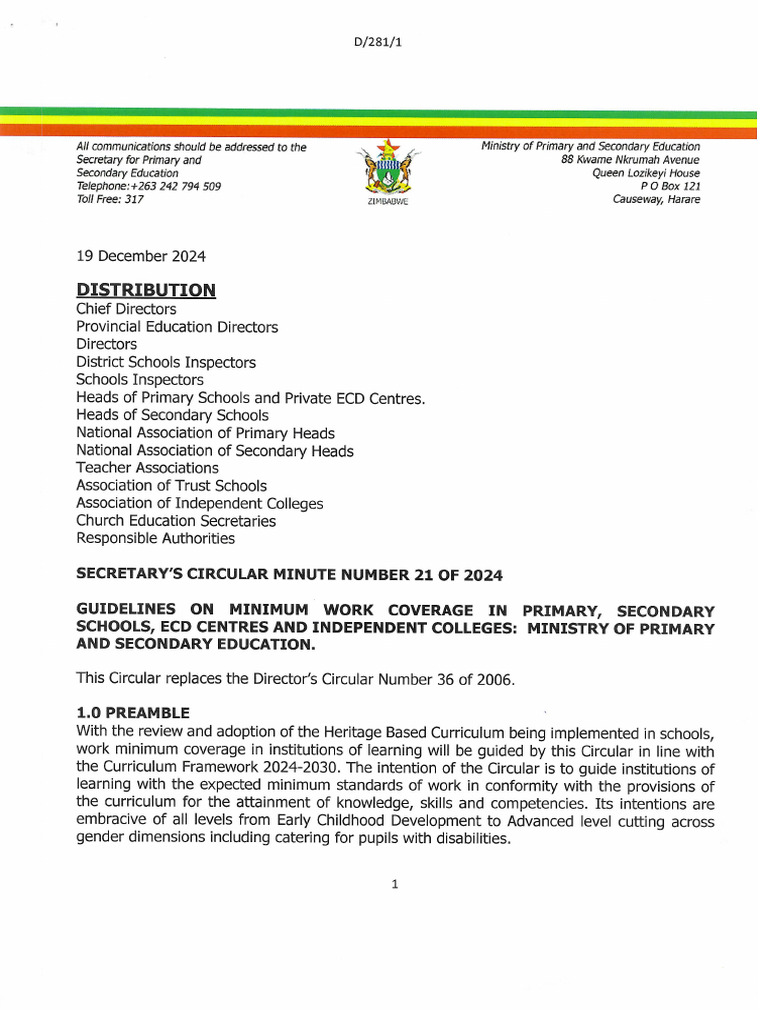 Minimum Work Coverage Guidelines - 250106 - 163943 | PDF