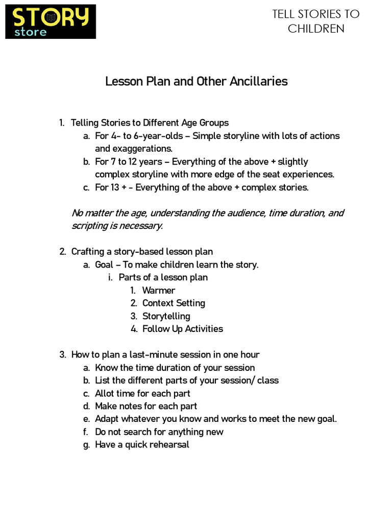 Day 5 Lesson Plan and Other Ancillaries | PDF