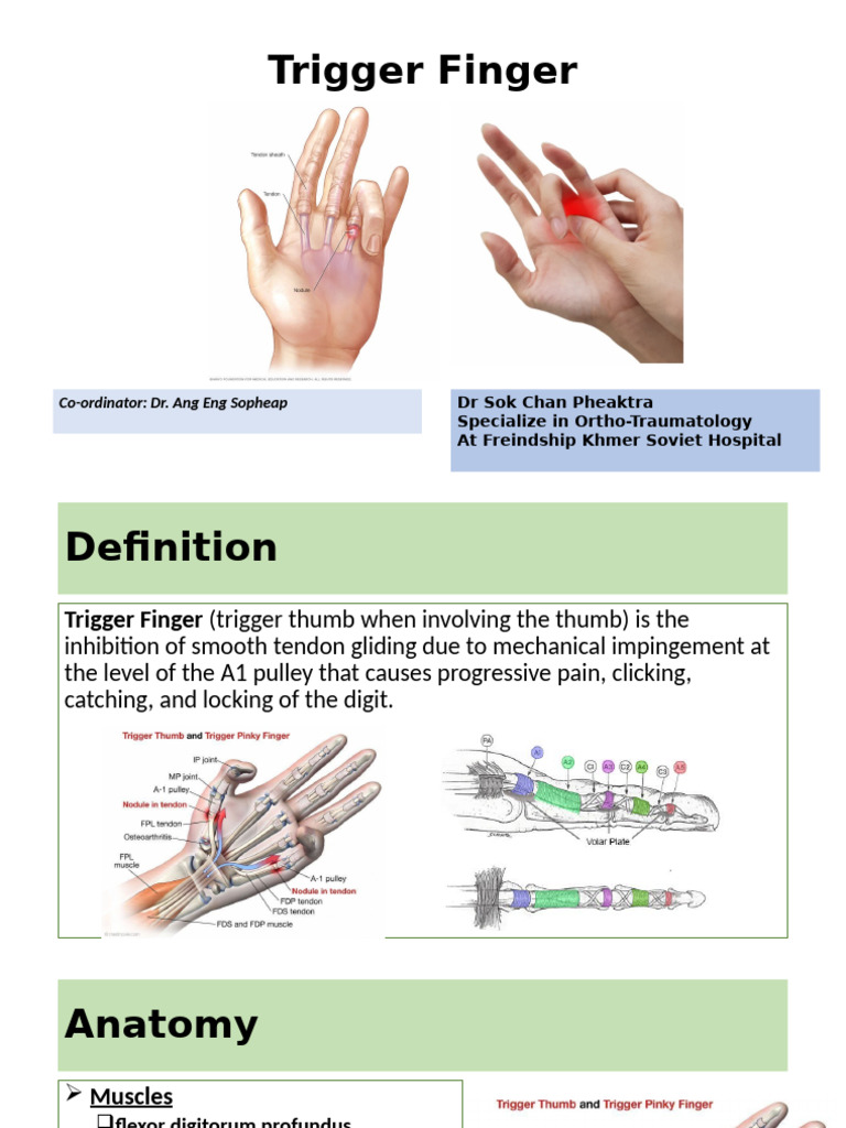 8. Trigger Finger | PDF | Thumb | Hand