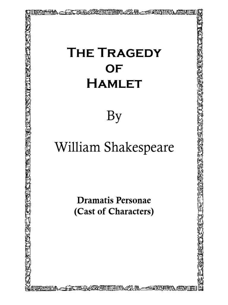 hamlet-001-cast-of-characters | PDF