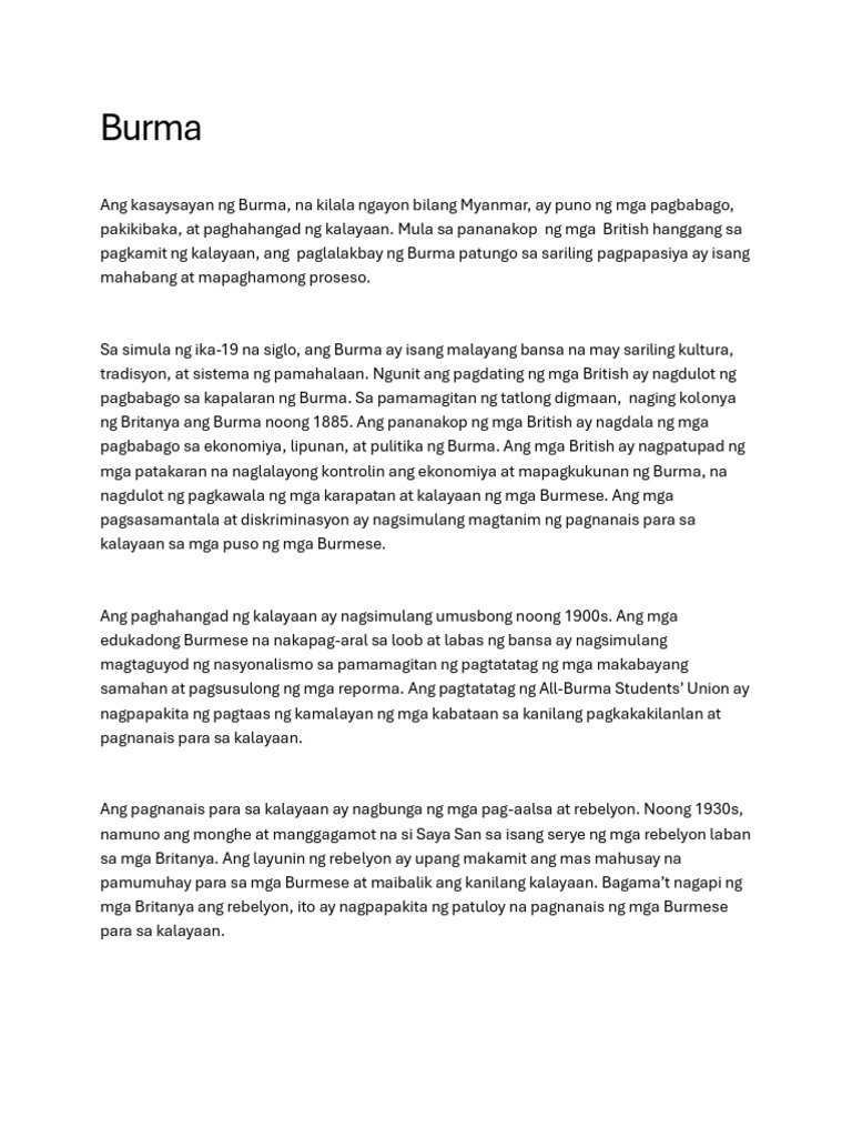 Document (6) Burma | PDF