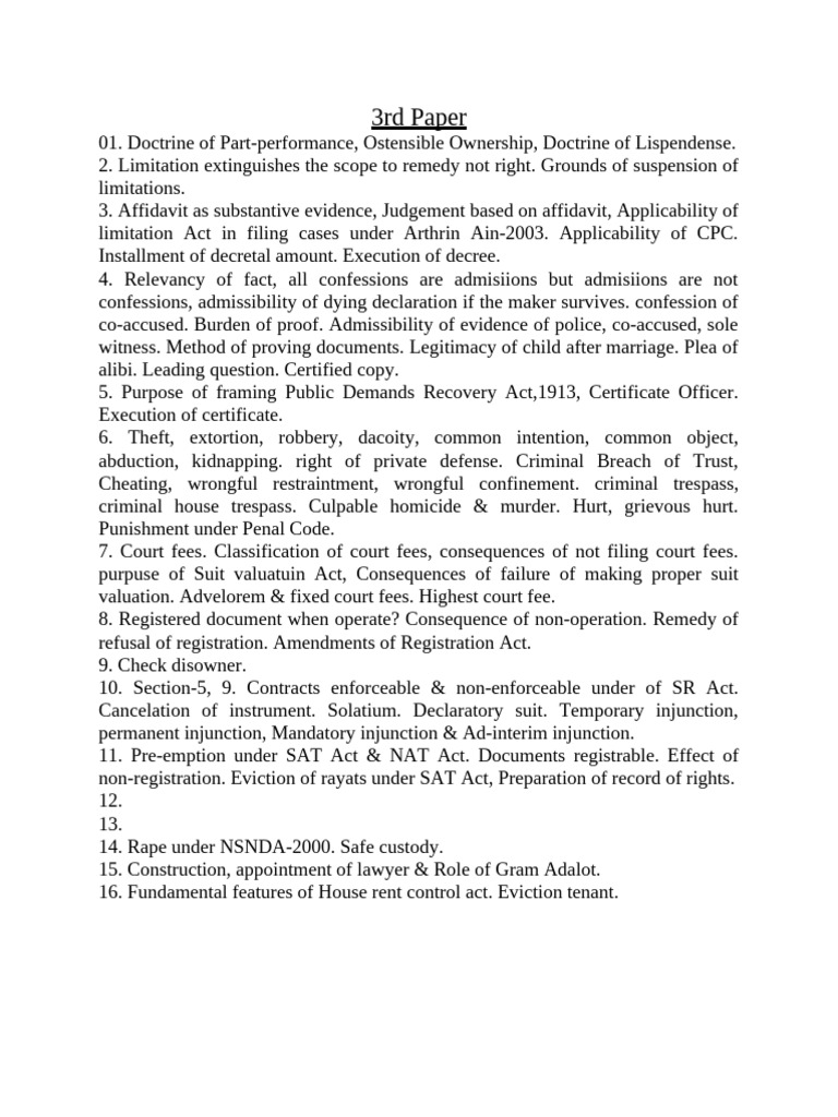 3rd Paper | PDF | Lawsuit | Injunction