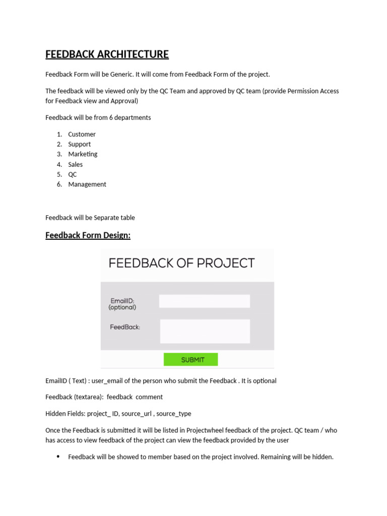 Feedback Architecture | PDF