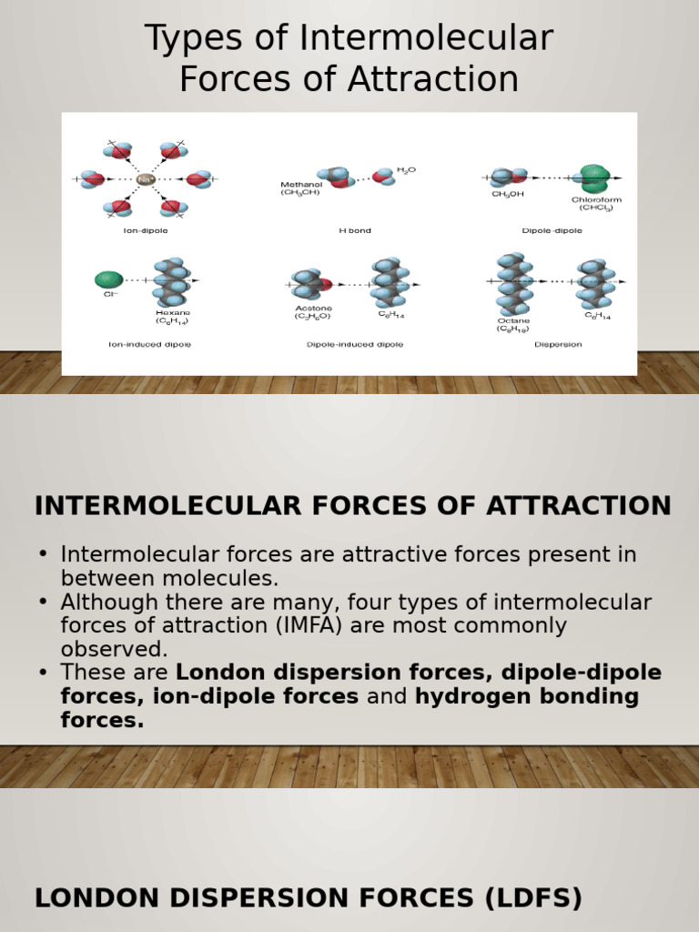 Types of Intermolecular Forces Explained | PDF | Intermolecular Force ...