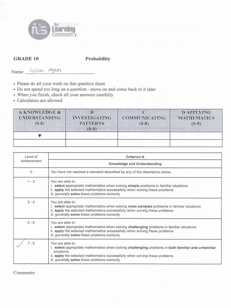 NIS (10) ProbabilityAndSets | PDF