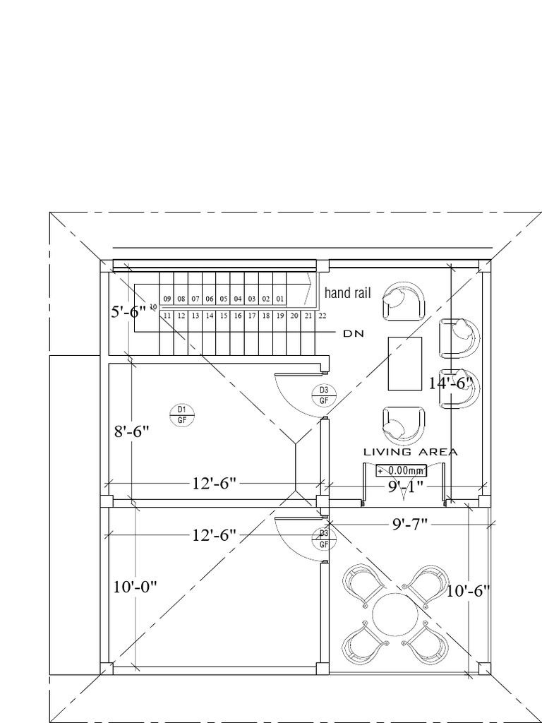 Handrail Design Dimensions and Layout | PDF