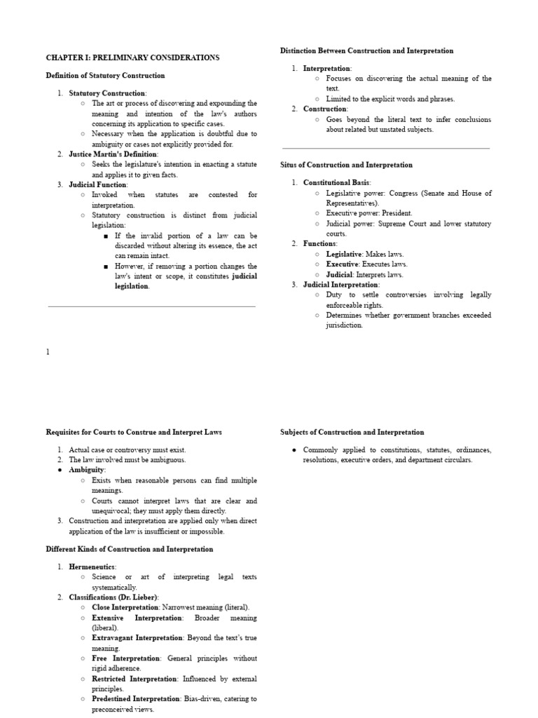 JDN 107 - FINALS REVIEWER | PDF | Statutory Interpretation | Ex Post Facto Law