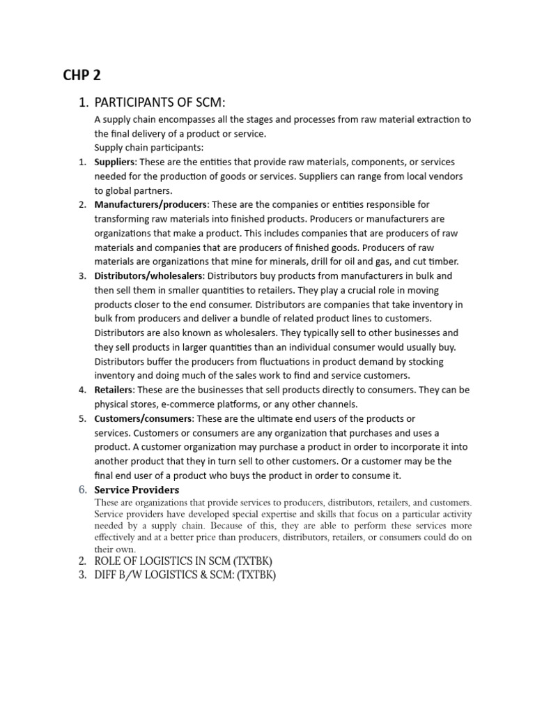 LSCM CHP 2 & 3 & 4 | PDF | Forecasting | Supply Chain