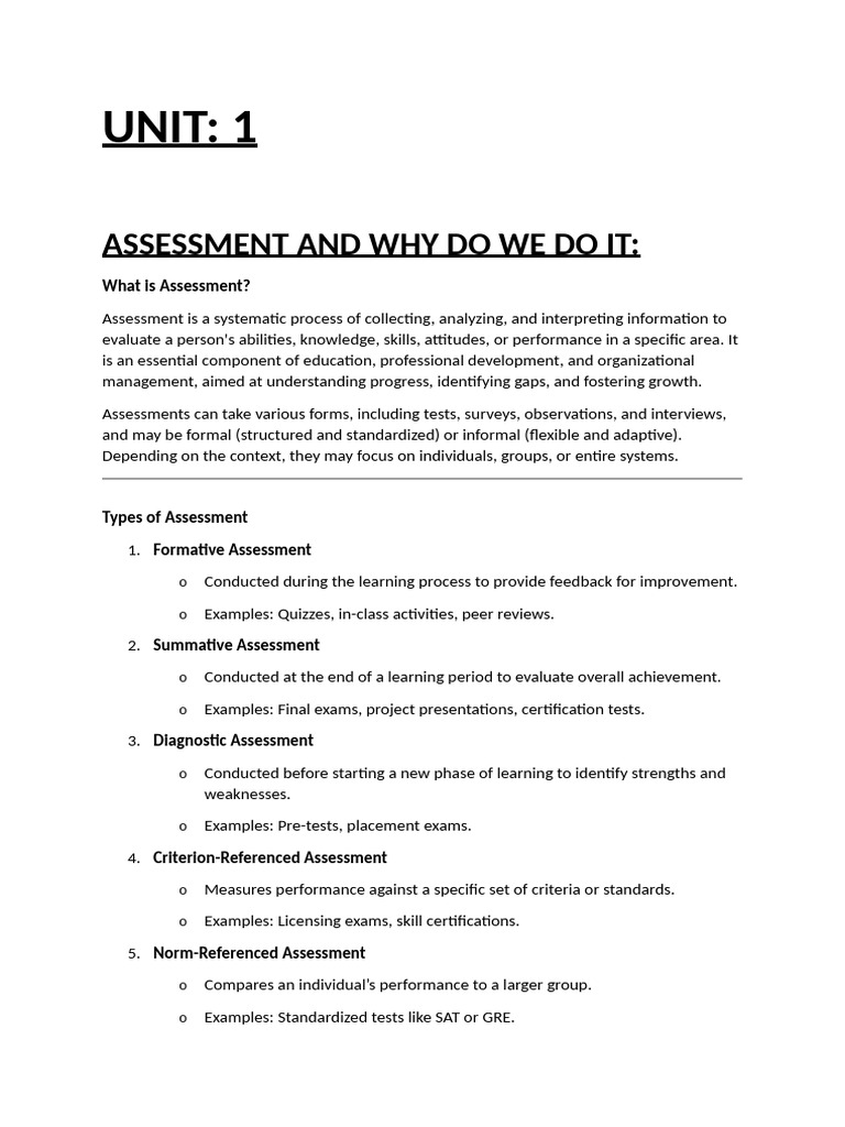 Differentiated Practices in Assessment | PDF | Educational Assessment ...