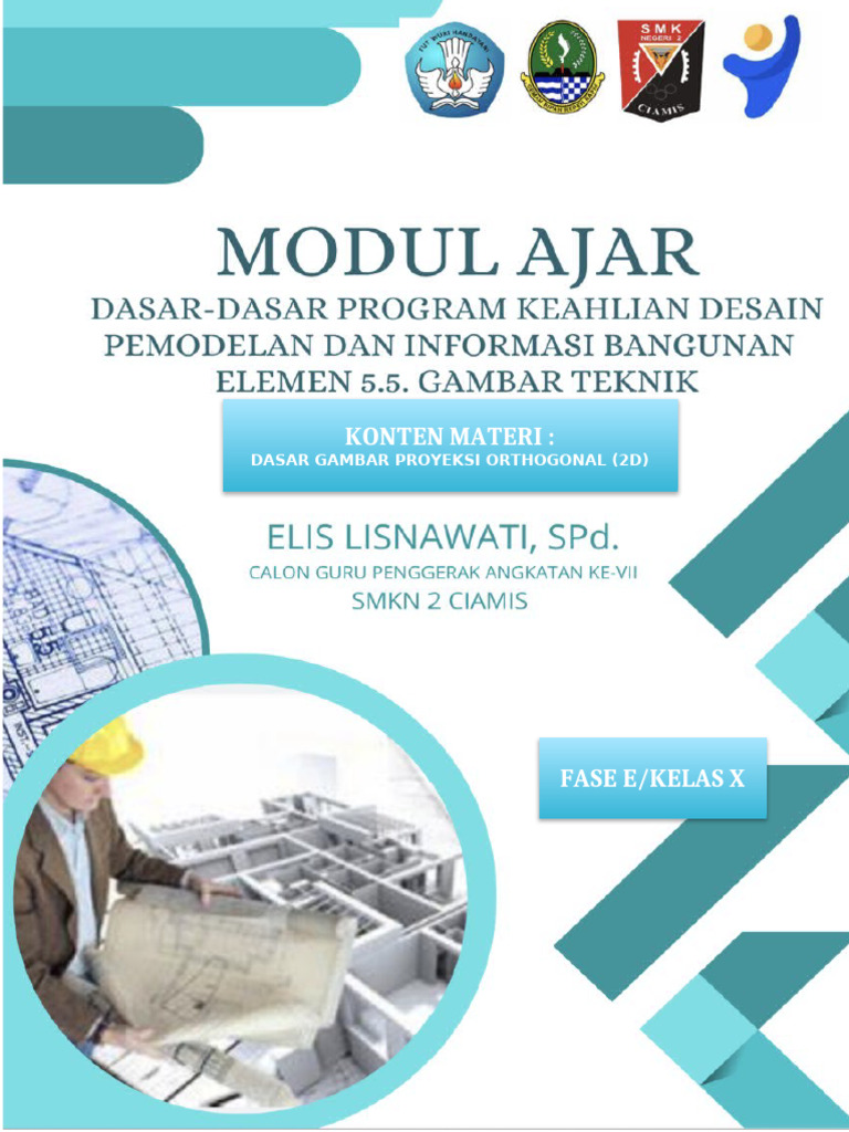 5.5 Modul Dasar-Dasar Dpib - Gambar Teknik - Elemen 5 | PDF