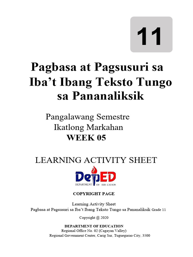 5. Ppittp Las Quarter 3 Week 5 | PDF