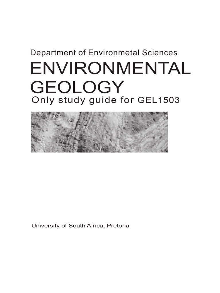 Environmental Geology: Only Study Guide For | PDF | Plate Tectonics | Earth