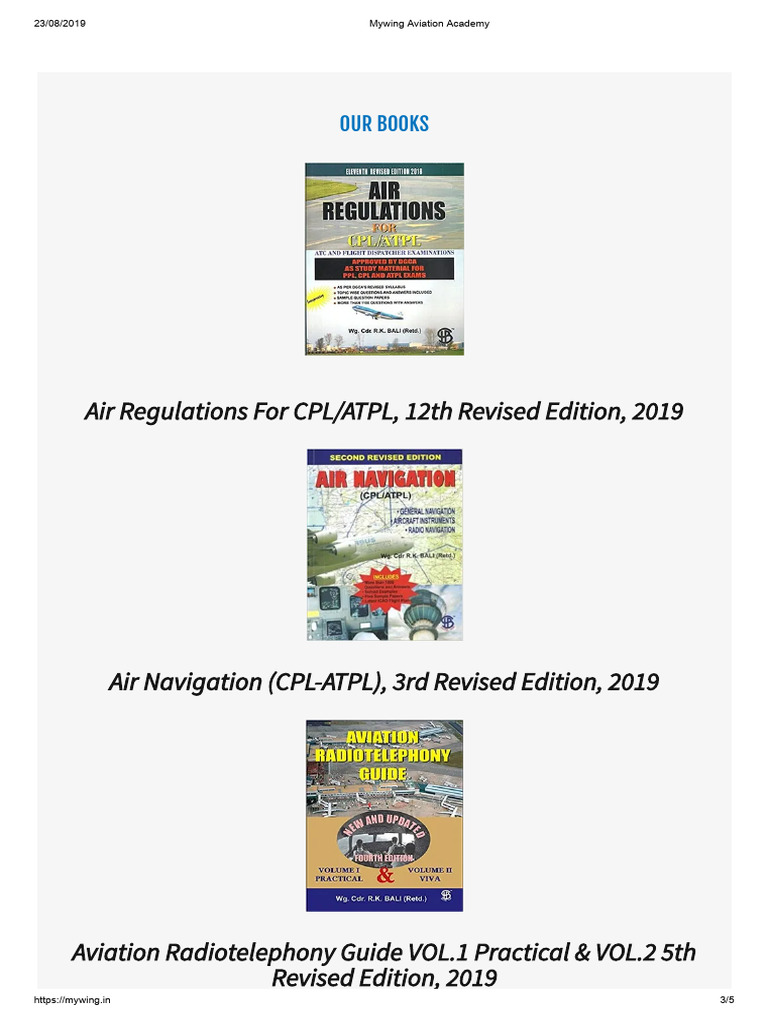 Aviation Study Guides for Pilots | PDF