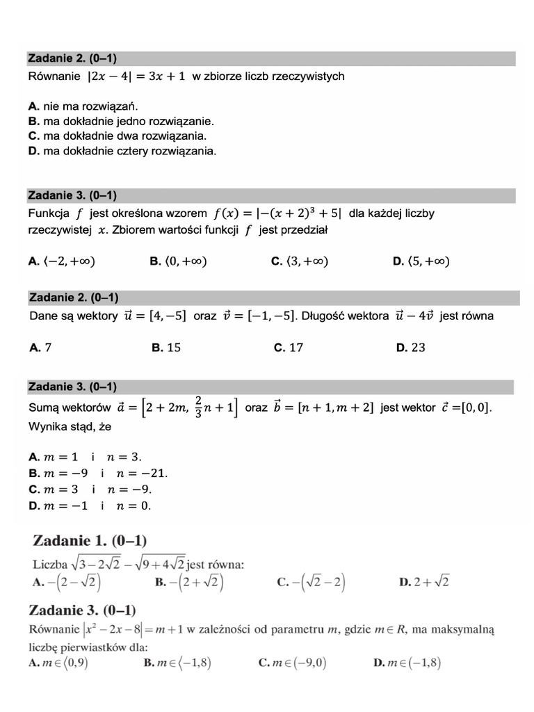 2 klasa rozszerzona matma | PDF