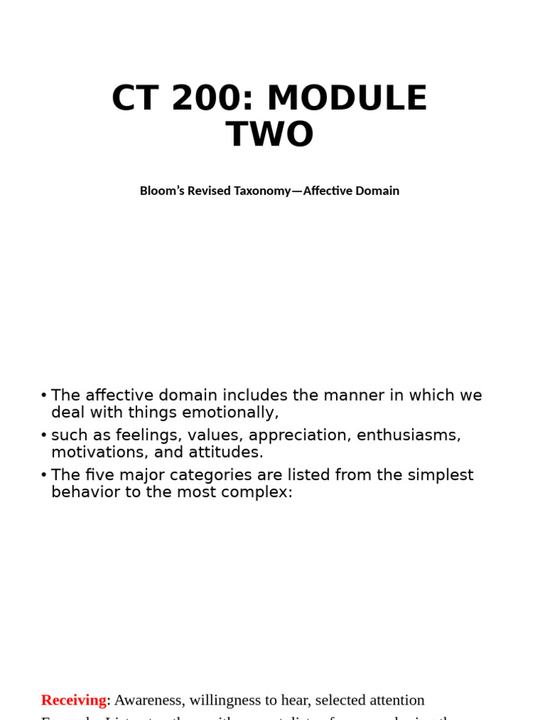 CT 200 MODULE 2 (1) | PDF | Learning | Perception