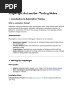Step-By-Step Guide On Writing Playwright Test Cases | PDF