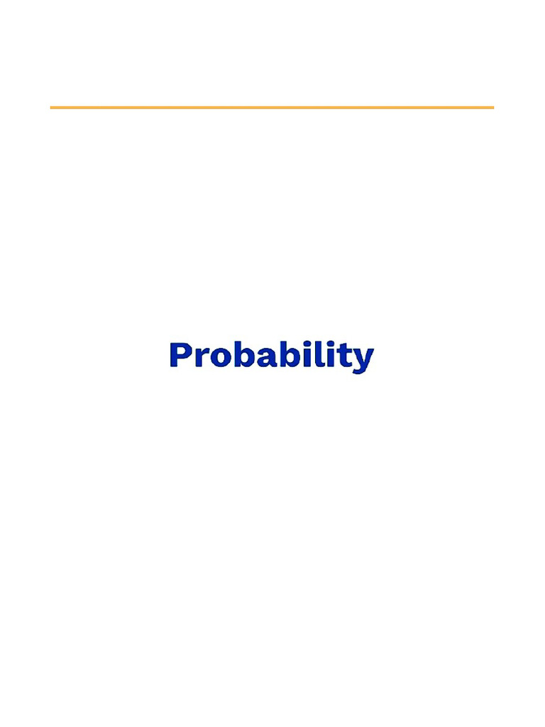 Probability | PDF