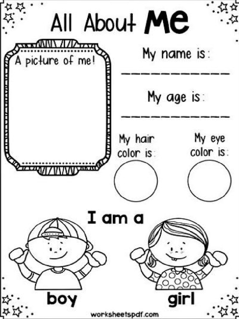 Englisch AG - All about me | PDF