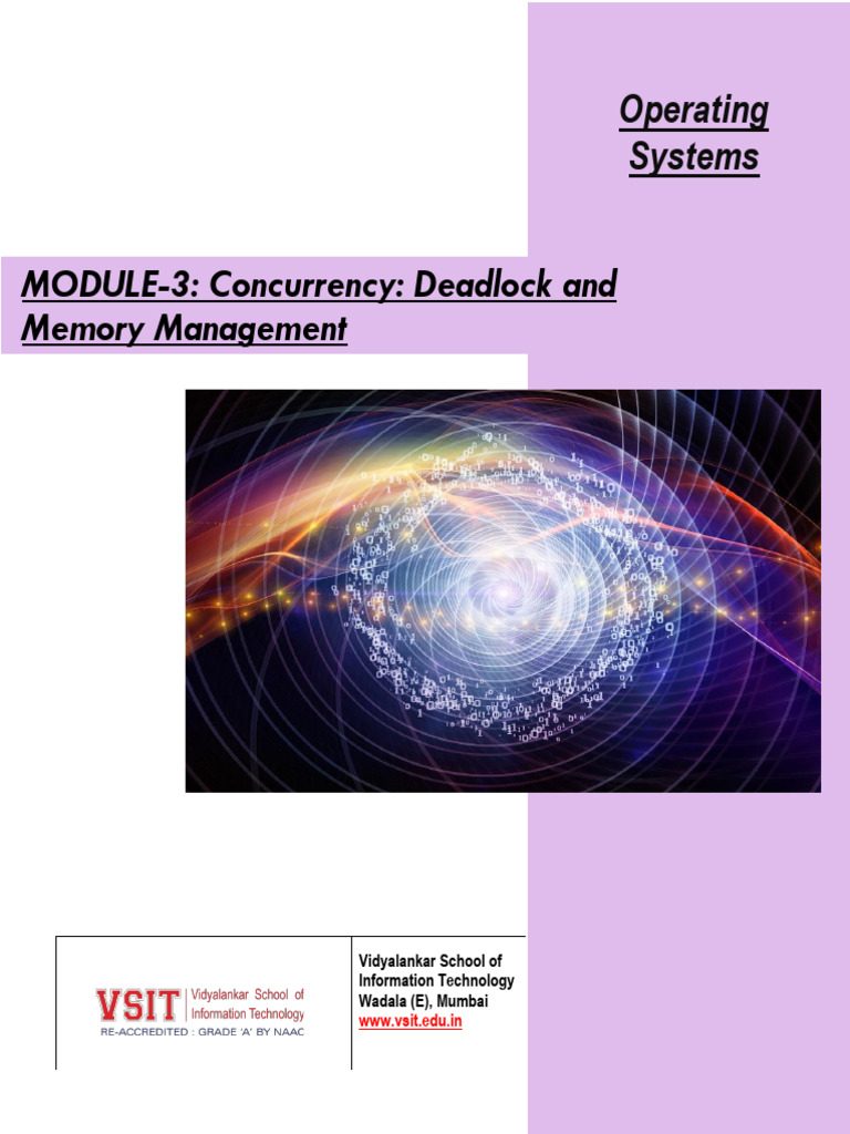 OS - Unit 3 - Digital Content - 2024 | PDF | Process (Computing) | Computer Architecture