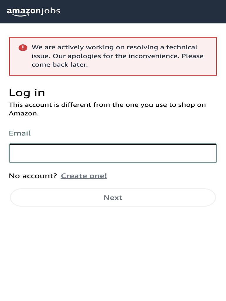 Amazon Jobs - Login | PDF