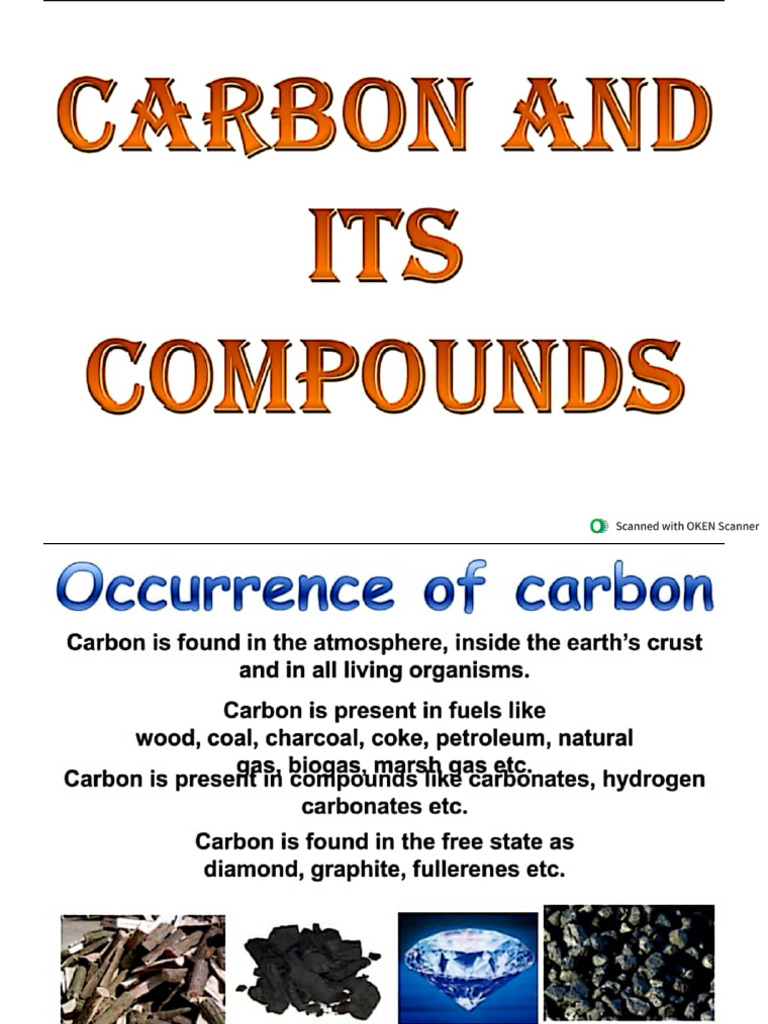 Carbon and It's Compound | PDF